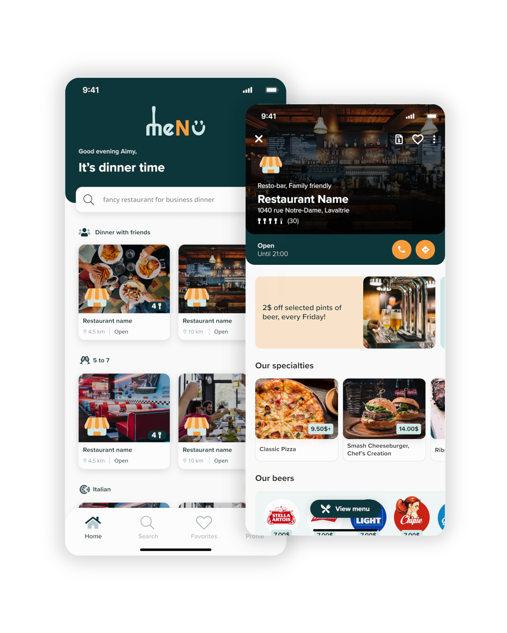 No more printed menus | Me N ü